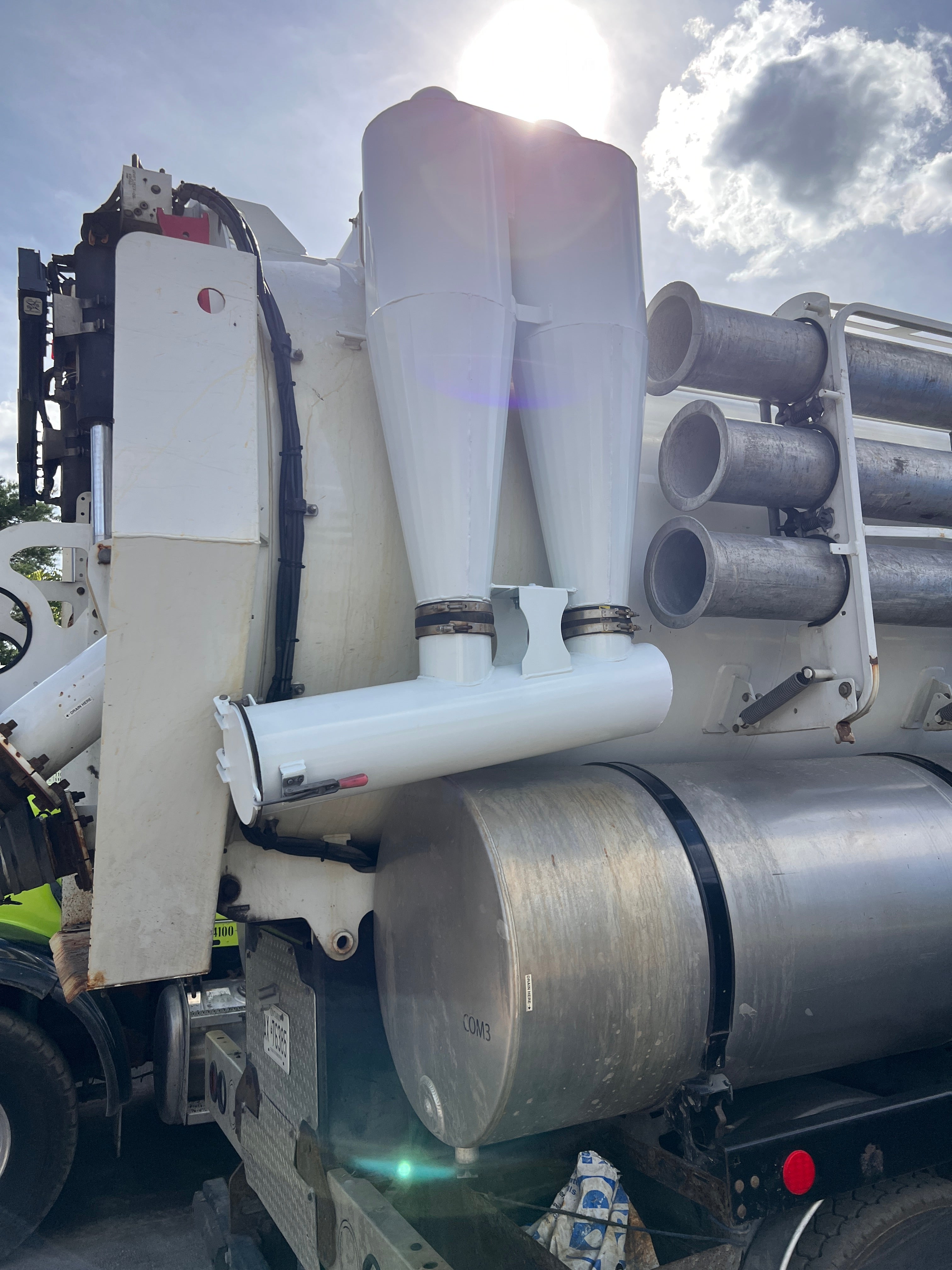 Vactor 2100 Cyclones (Passenger Side) – Canvac Systems Inc