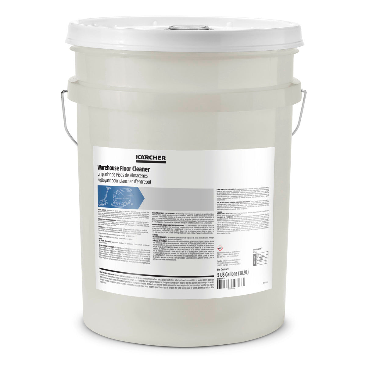 KD-590 5GL WAREHOUSE FLOOR CLEANER – Canvac Systems Inc