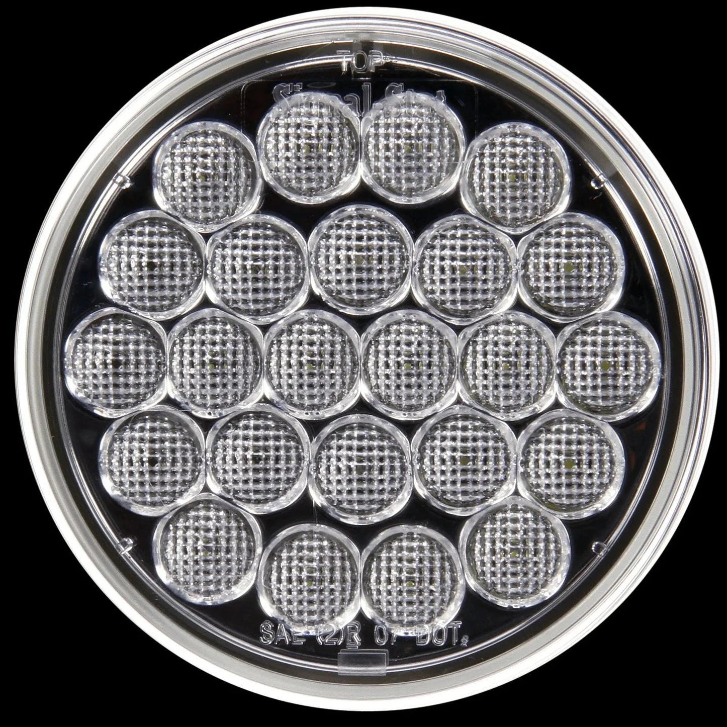 Lamp; 4" Round, LED, Clear, 24 Diode – Canvac Systems Inc