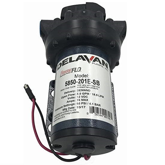 Delavan 12V On Demand Pump; 5gpm; NPT Ports (5850-201E-SB) – Canvac ...